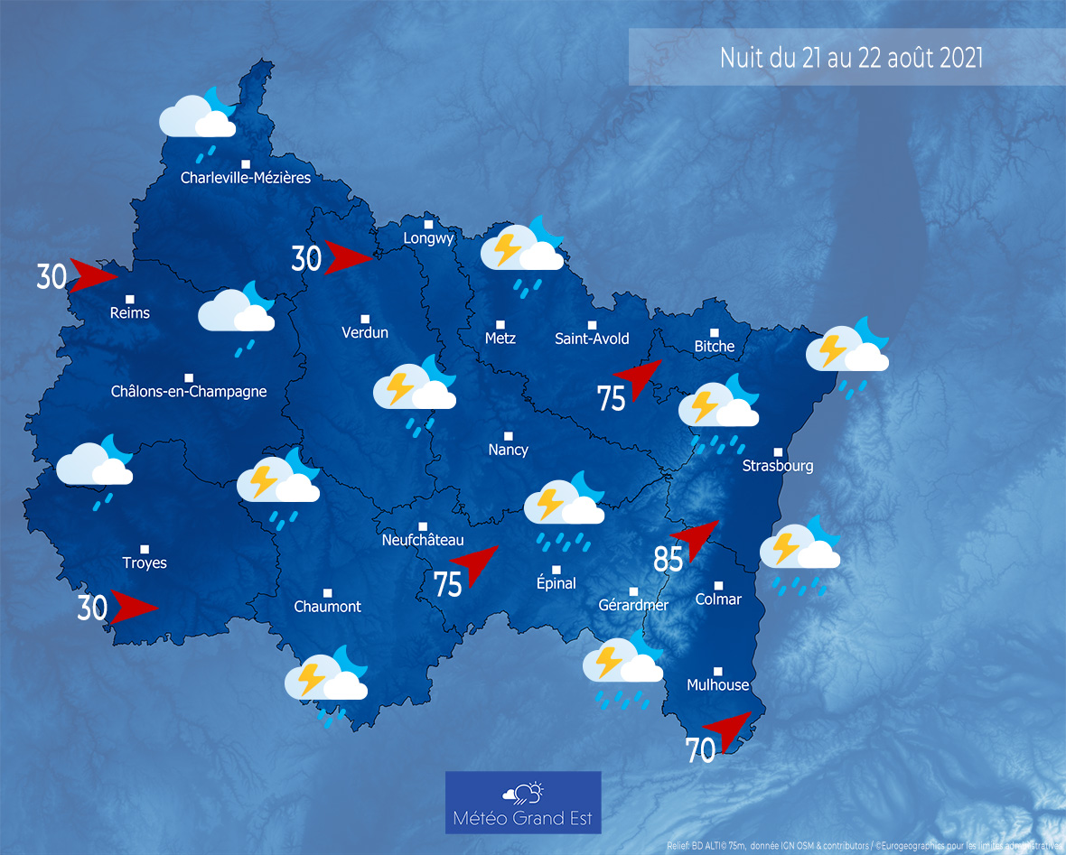 Ce Soir Et Cette Nuit Attention Aux Orages Locaux M t o Grand Est